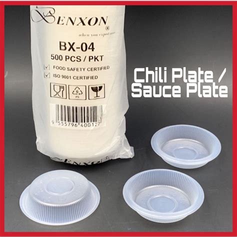Benxon Bx 04 Chilli Plate 500pcs± Disposable Sauce Plate Pp Plastic