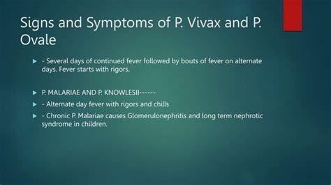 Malarial Feverpptx By Dr Humna Uzair Ppt