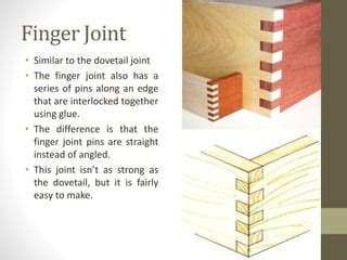 Types Of Wood Joint Pptx