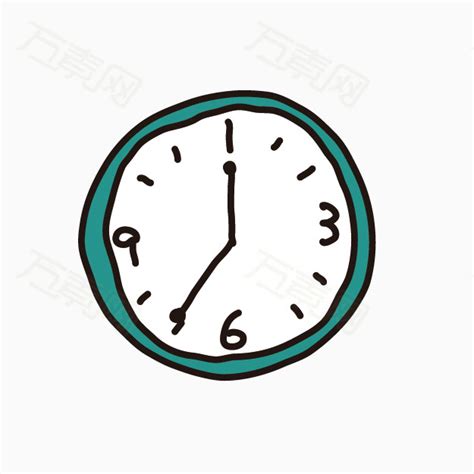 卡通小时钟 卡通头像 卡通图片 大山谷图库