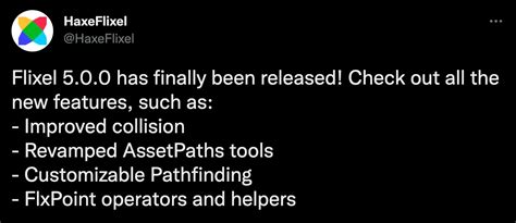 haxeflixel 5 released