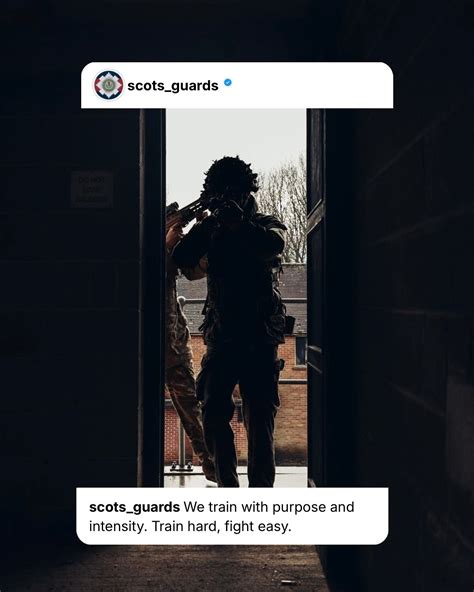 Scots Guards Planning And Rehearsing The Plan Are Key To The Success