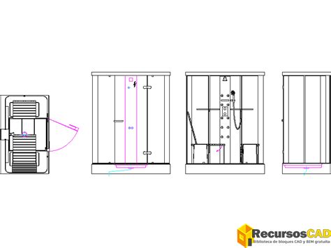 Bloques Cad Completa Colección De Sanitarios En Dwg Recursoscad