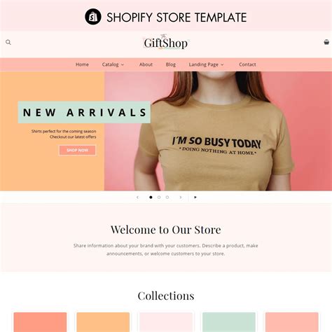Shopify Website Template Shopify Theme Shopify Web Design Shopify
