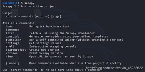 Python Scrapy库的安装与使用apt Install Python Scrapy Csdn博客
