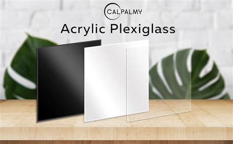 2 Pack 12 X 12” Clear Acrylic Sheet Plexiglass 18