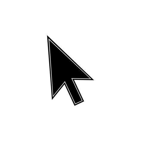 Cursor Arrow Vector Icon Illustration Vector Art At Vecteezy