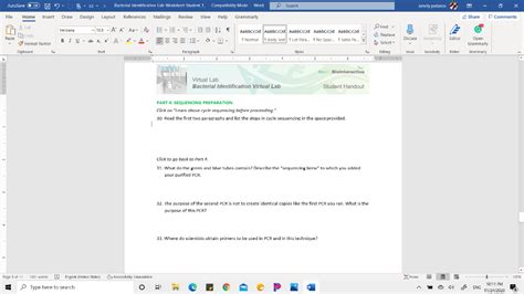 Bacterial Identification Lab Worksheet Answers Solution Bacterial Identification Lab Worksheet