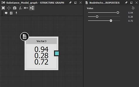 Vector3 Substance 3d Designer
