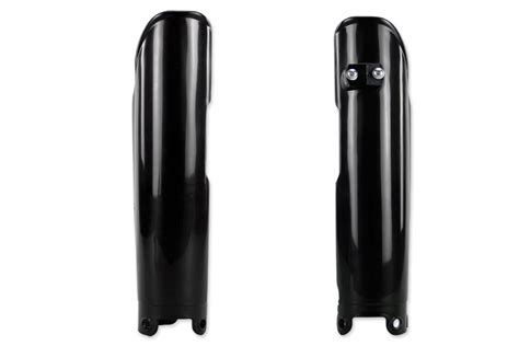 Polisport Black Lower Fork Guards 03 07 Exc Sx Sxf Xc Xcw