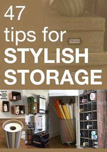 47 Tips For Stylish Storage