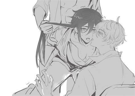 Rule 34 Blush Cum Cum On Body Genshin Impact Grabbing Anothers Hair