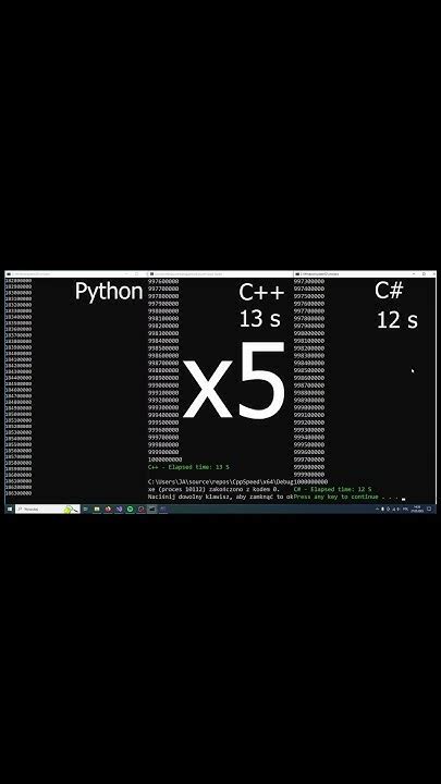 Python Vs C Vs C Speed Comparison Coding Picoctf Python Youtube