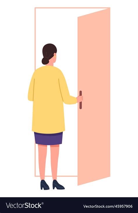 Person Opening Door