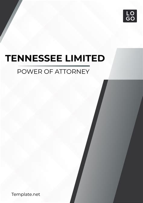 Free Tennessee Limited Power Of Attorney Template To Edit Online