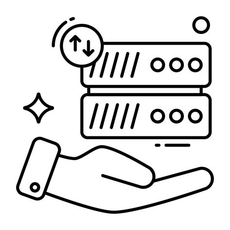 An Icon Design Of Server Transfer 36372819 Vector Art At Vecteezy