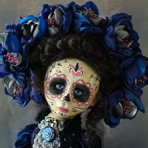 Sugar Skull Doll Etsy
