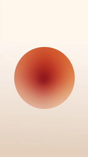 Minimalist Gradient Circle Subtle Color Gradient Circle On Off White