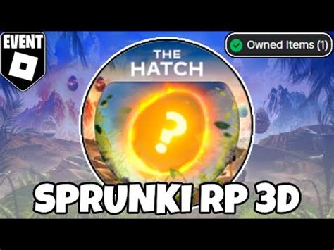 [event] How To Get The Egg Badge In Sprunki Rp 3d Youtube