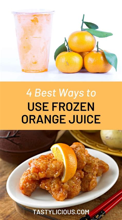 4 Best Ways To Use Frozen Orange Juice Tastylicious Orange Juice