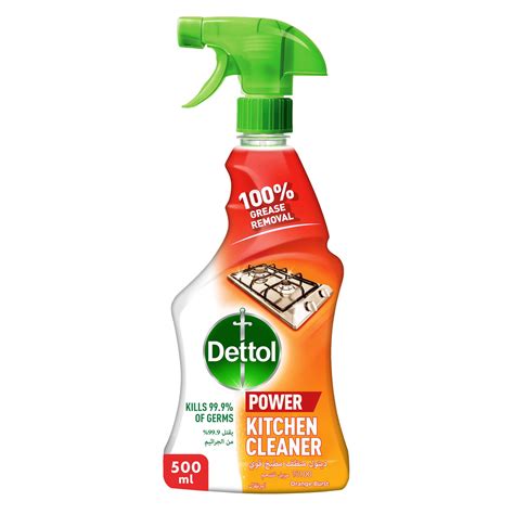 Dettol Orange Healthy Kitchen Power Cleaner Spray 500 Ml Online At Best