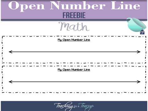 Open Number Line FREEBIE Teaching Resources