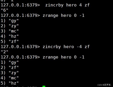 Redis常用指令 Set、hash、zsetredis Hash Set Csdn博客