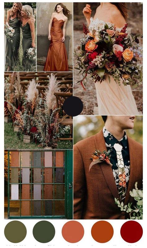 20 Trending Rust Wedding Colors For Fall 2020 In 2020 Wedding Colors