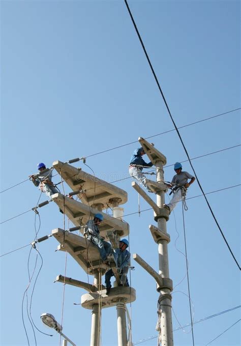 High Work Stock Image Image Of Worker High Municipality 1313307