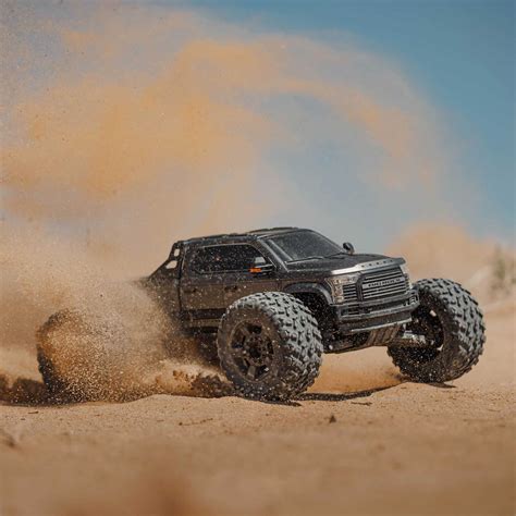 Arrma 1 7 Big Rock 6s 4x4 Rtr Brushless Monster Truck Gun Metal