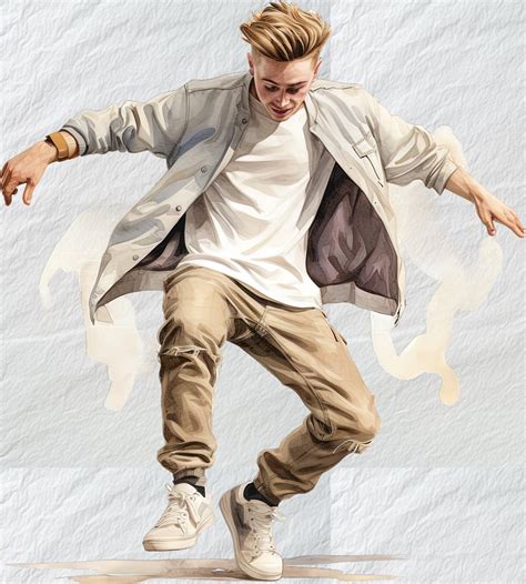 Self Assured Young Man Clipart Street Dance Moves Clipart Confident