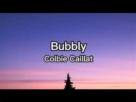 Colbie Caillat Bubbly Lyrics Youtube