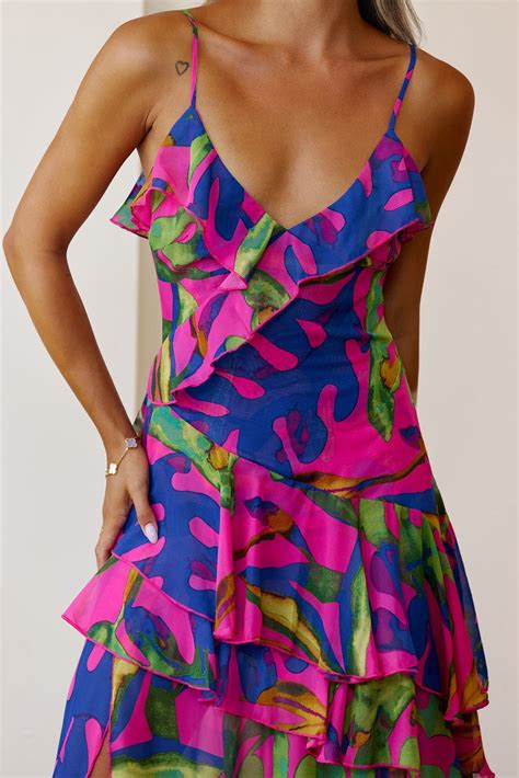 Exclusively Yours Maxi Dress Multi Hello Molly Us