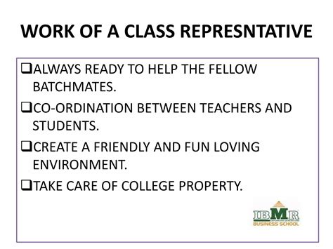 Class Representative Pptx