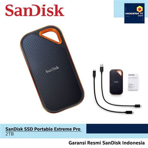 Jual Promoo Sandisk Ssd Portable Extreme Pro High Speed External Anti Air Slim Tb Tb