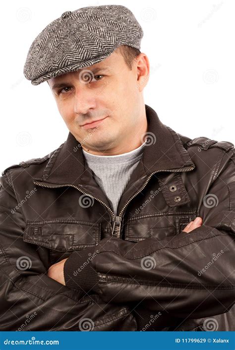 Trendy Young Man With Hat Stock Image Image Of Single 11799629