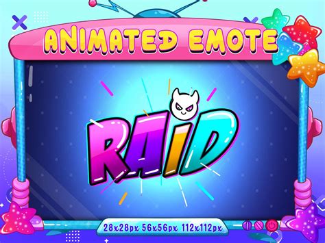 Raid Evil Animated Emote Raid Animated Twitch Discord Youtube Emote