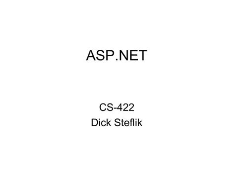 PPT ASP PowerPoint Presentation Free Download ID 1309941