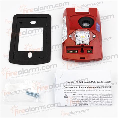 Simplex 59av Applwr O Horn Strobe Av Led Wall Red