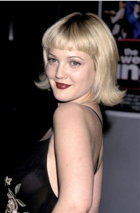 Drew Barrymore Bob 90s Hairstyles Hair People