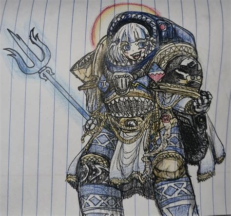 Gawr Gura Primarch Of The Space Sharks Carcharodons Warhammer