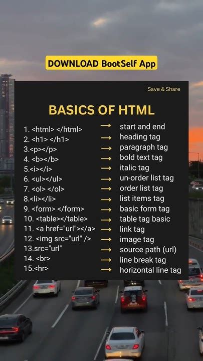 html basics shortsfeed shortsvideo bootself programming ai