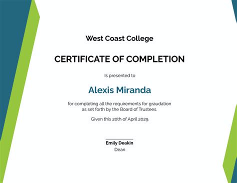 Free Graduation Certificate Templates Graduation Certificate Templates