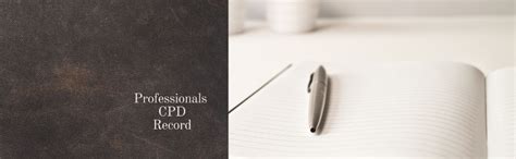Professionals Cpd Record A 120 Page Journal To Log My Professional Continued Professional