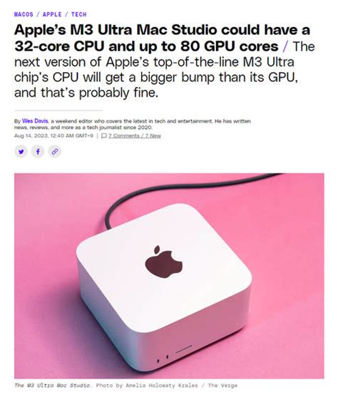 Apple M Ultra Mac Studio Cpu Gpu Gigazine