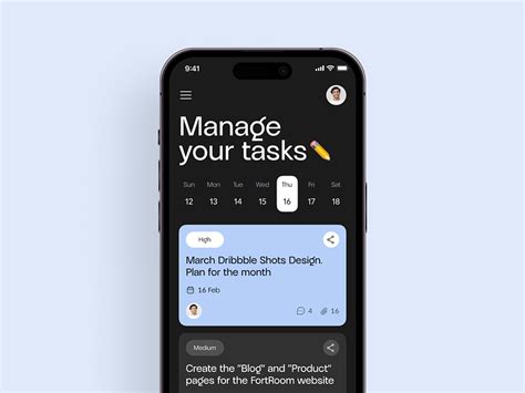 Task Management App Ios Android Ui By Ronas It Ui Ux Team On Dribbble