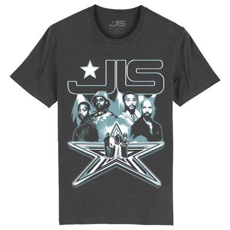 Jls Stage Photo Dateback Charcoal Tee Jls Merch