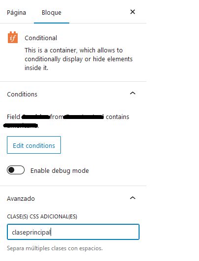 Cannot Apply Css Class To Conditional Blocks Toolset