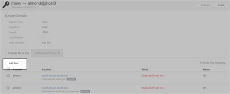 adding a public or private key to a keyset