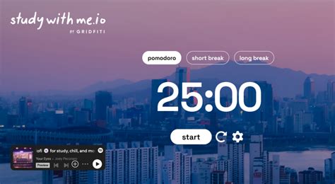Aesthetics Pomodoro Timer Notion Widget Notion Tour